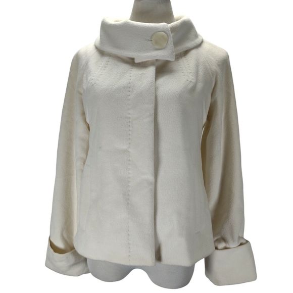 Etcetera | Jackets & Coats | Etcetera White Jacket Size 6 Angora Wool ...